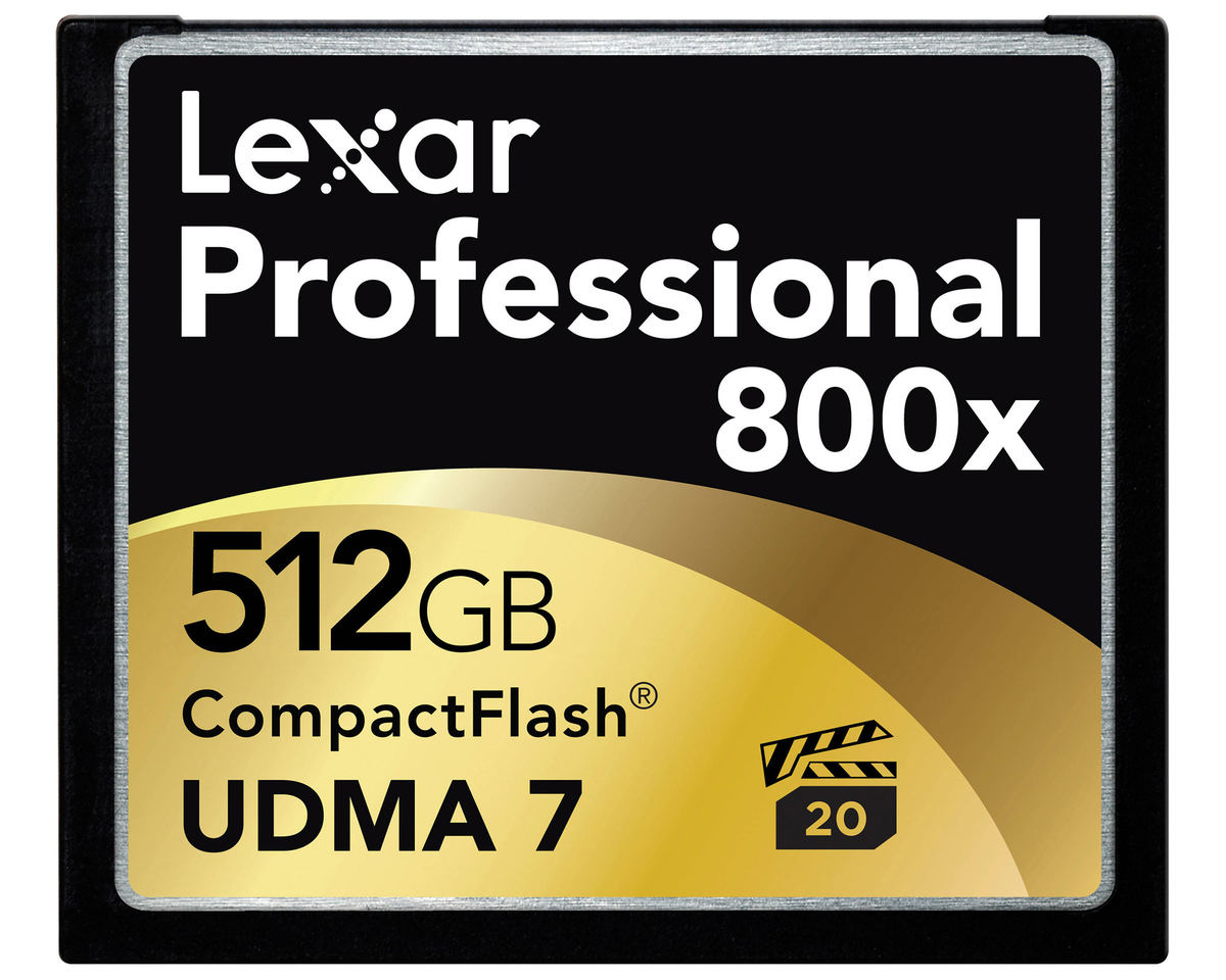 Lexar Professional CF 512 GB 800x (120 MB/s) : Caratteristiche e ...